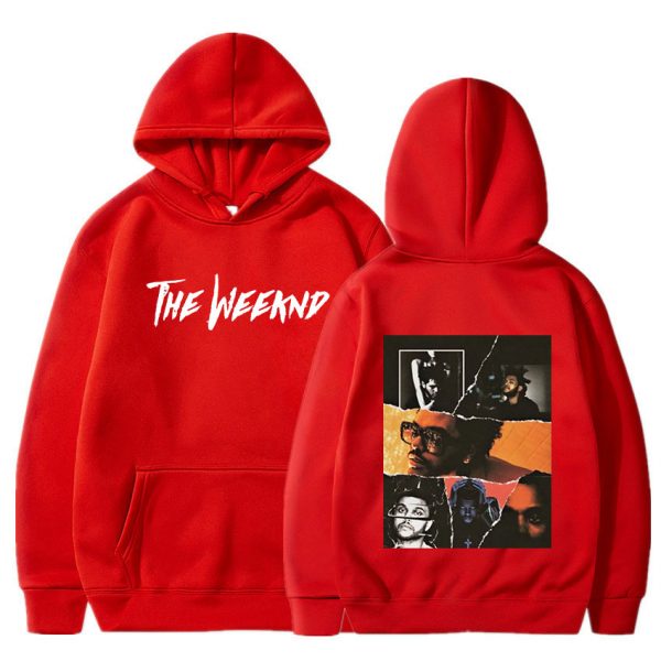 The Weeknd Hoodies - Style Vintage Graphics Double-side Printed Hoodie ...